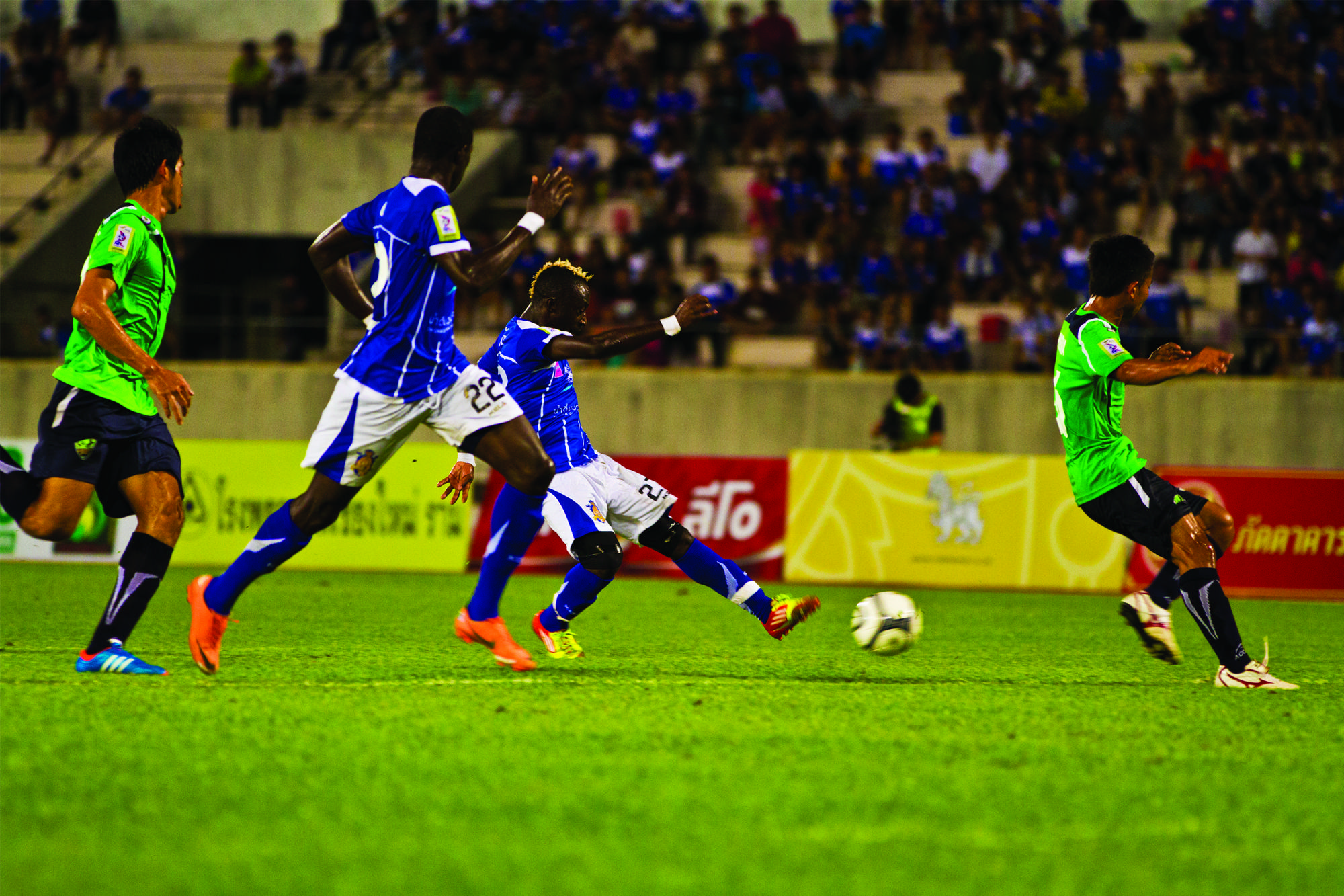 My first Chiang Mai football match