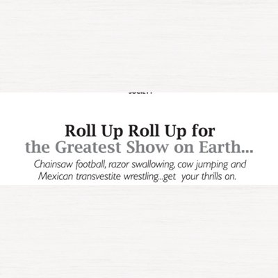 Roll Up Roll Up for the Greatest Show on Earth... - Chiang Mai Citylife
