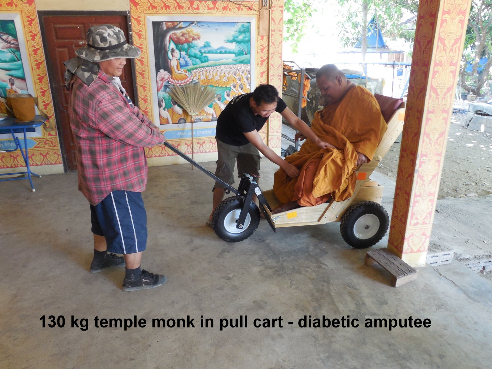 Foundation Provides Pull Cart for Diabetic Amputee Karen Monk - Chiang ...