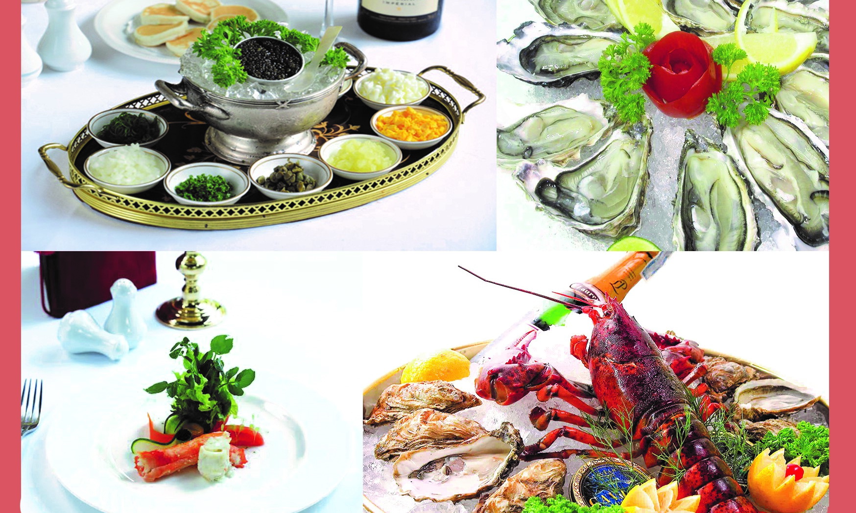 Special set menu from Le Coq d'or