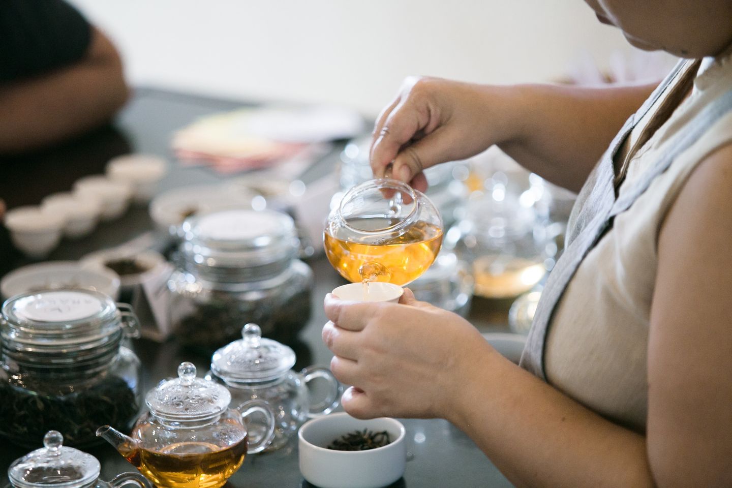 Workshop tea sensory and tasting at Araksa Tea Garden