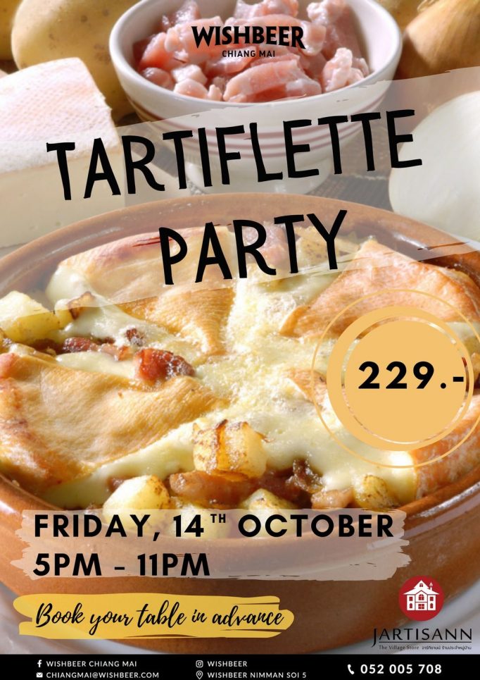 Tartiflette Party at Wishbeer