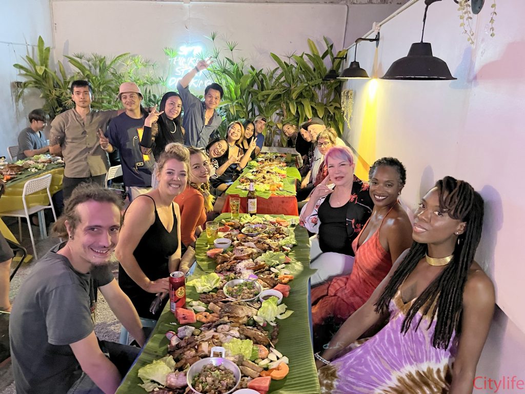 Filipino Kamayan Dinner at Off The Wall CNX - Chiang Mai Citylife CityNow