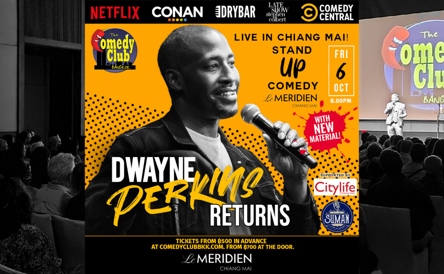 Stand-Up Comedy - DWAYNE PERKINS (Netflix) RETURNS - Live in Chiang Mai ...